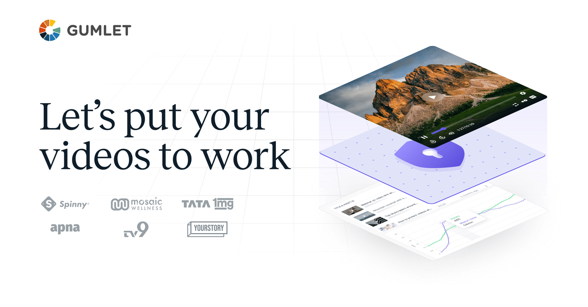 Gumlet - One-Stop Video Hosting and Video Streaming Solution
